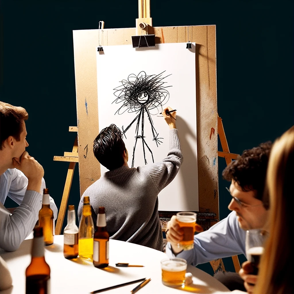 How To Play The "Drunken Artist" Drinking Game