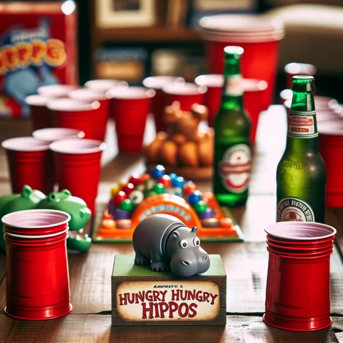 How To Play The "Hungry Hungry Hippos" Drinking Game